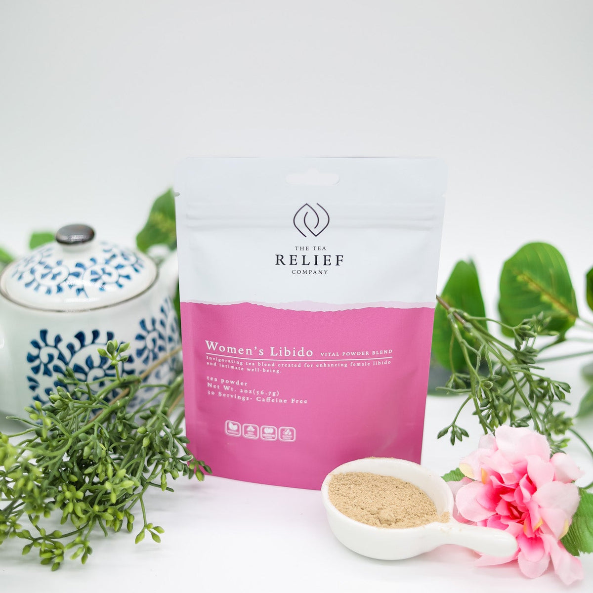 Women’s libido Vital Powder | The Tea Relief Company | The Tea Relief ...